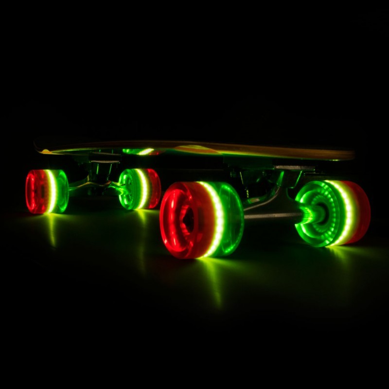Modernes Penny board mit LED Ausstattung in der Schweiz